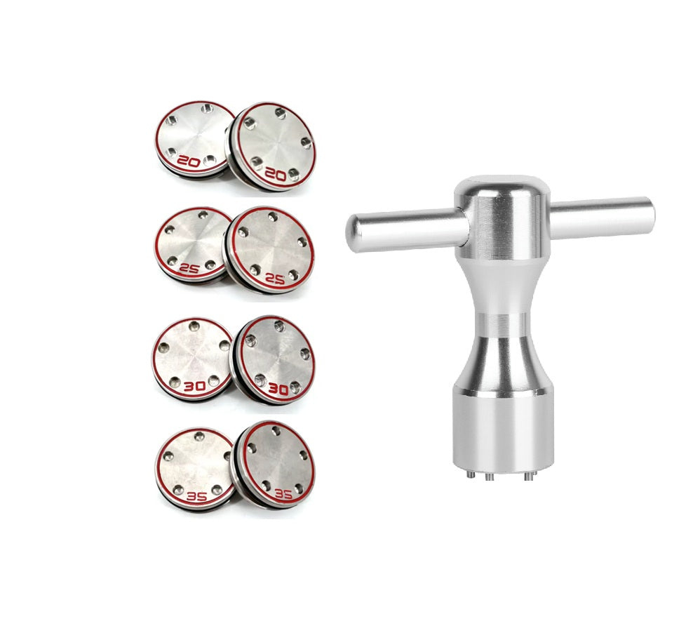 Scotty Cameron SILVER/RED Putter Aftermarket Golf Weights Kit ...